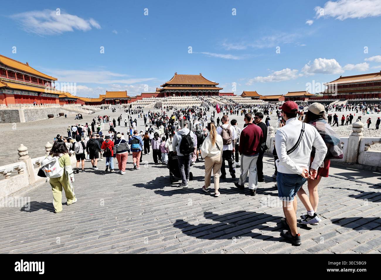 Visitors swarm the Palace Museum in Beijing, China, 28 April 2026 as ...