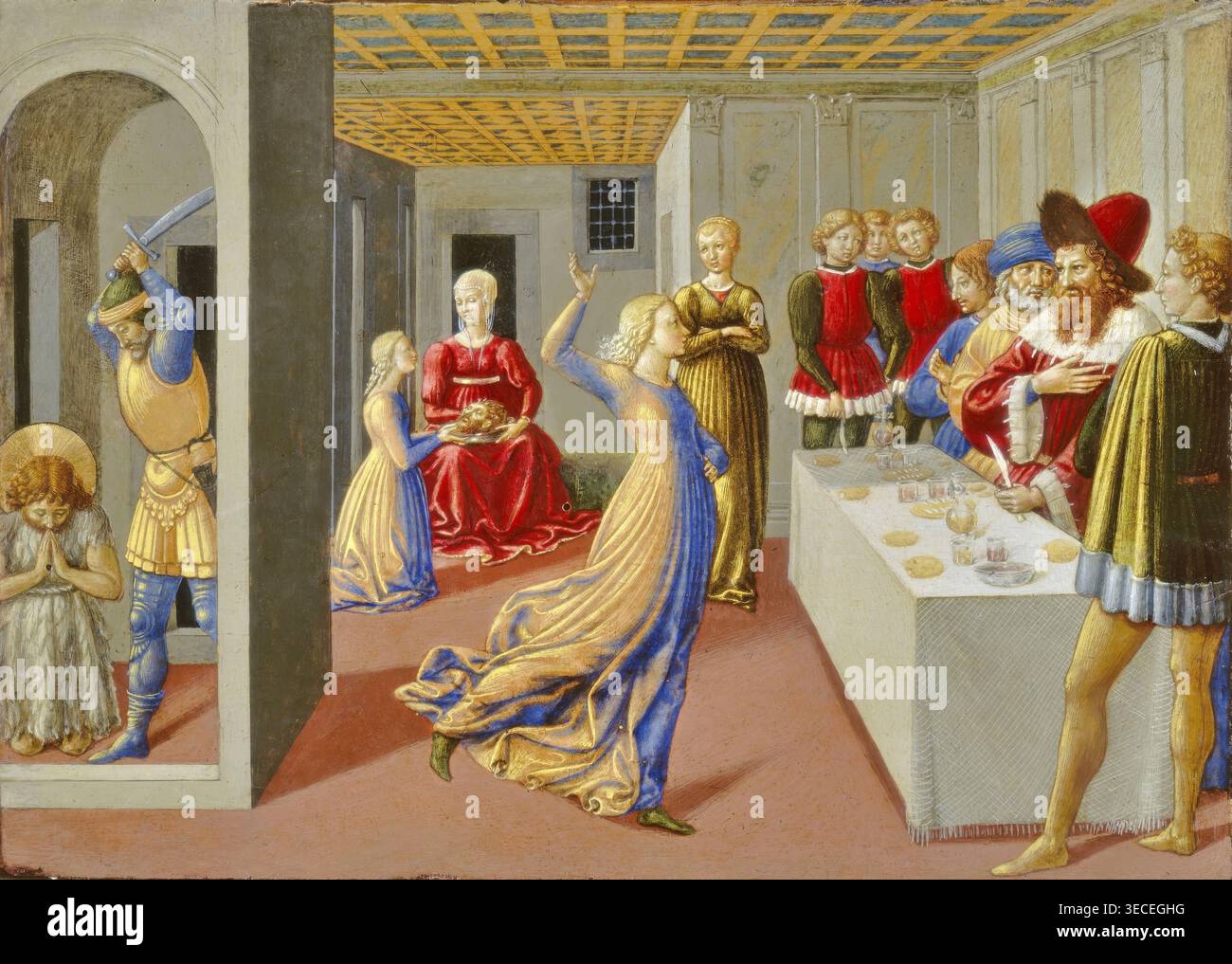 Benozzo Gozzoli – Feast of Herod Beheading Saint John Baptist (1461 ...