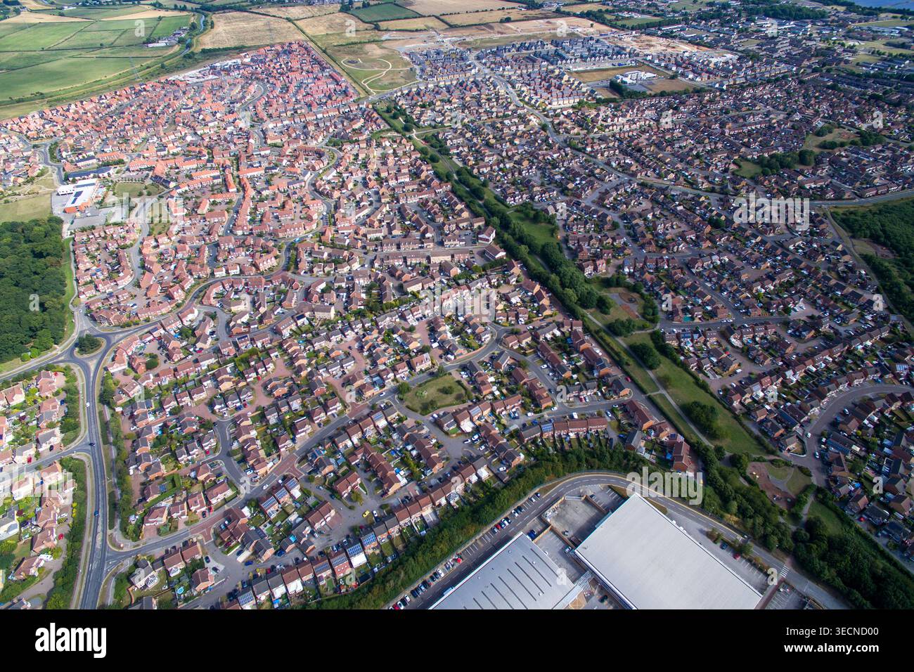 aerial view of Kingswood Housing Estate, also known as Kingswood Parks ...