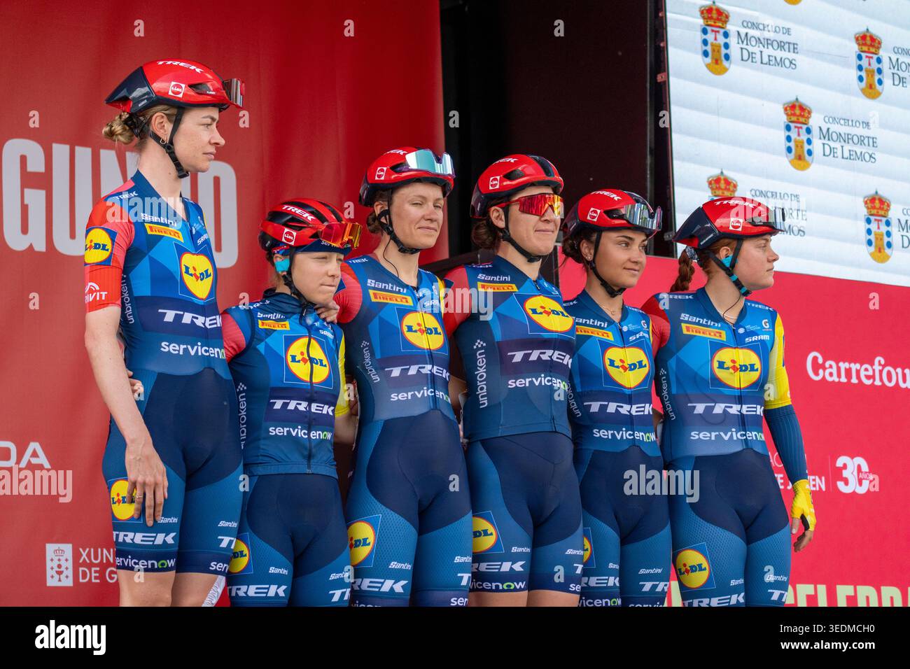 Lugo, Spain, May 6, 2026: Stage 4 of La Vuelta Femenina 2026, a women’s ...