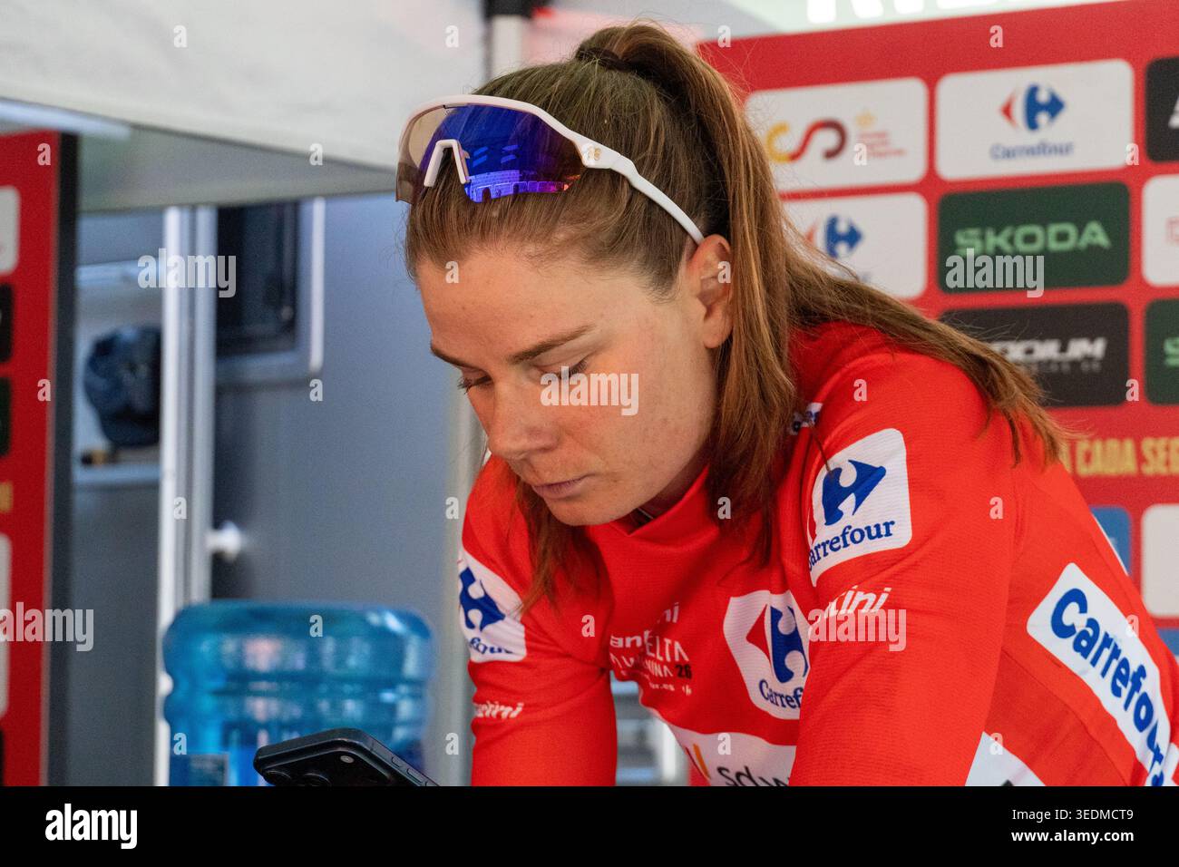 Lugo, Spain, May 6, 2026: Stage 4 of La Vuelta Femenina 2026, a women’s ...