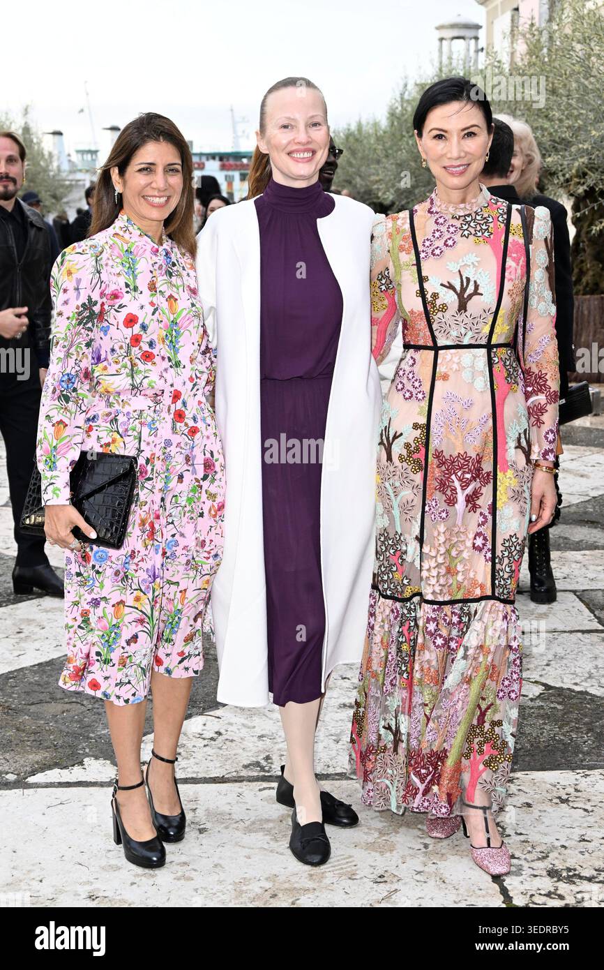 Anjali Pichai , Julia Milner , ? , Wendi Murdoch 61st Biennale Of ...
