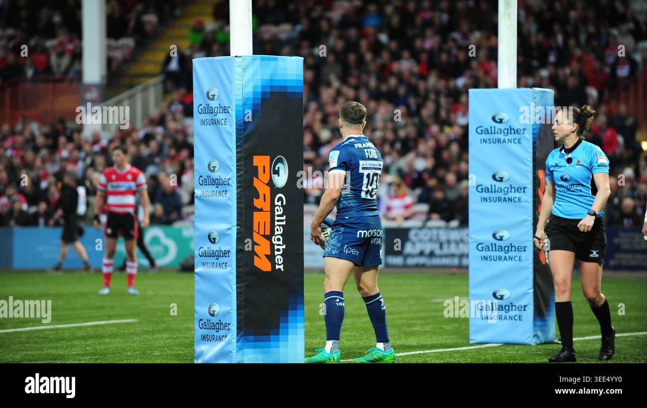 Kingsholm Stadium, Glouester, UK, 8th May, 2026, Gallagher Premiership ...