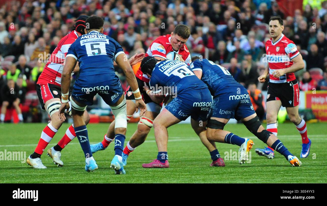 Kingsholm Stadium, Glouester, UK, 8th May, 2026, Gallagher Premiership ...