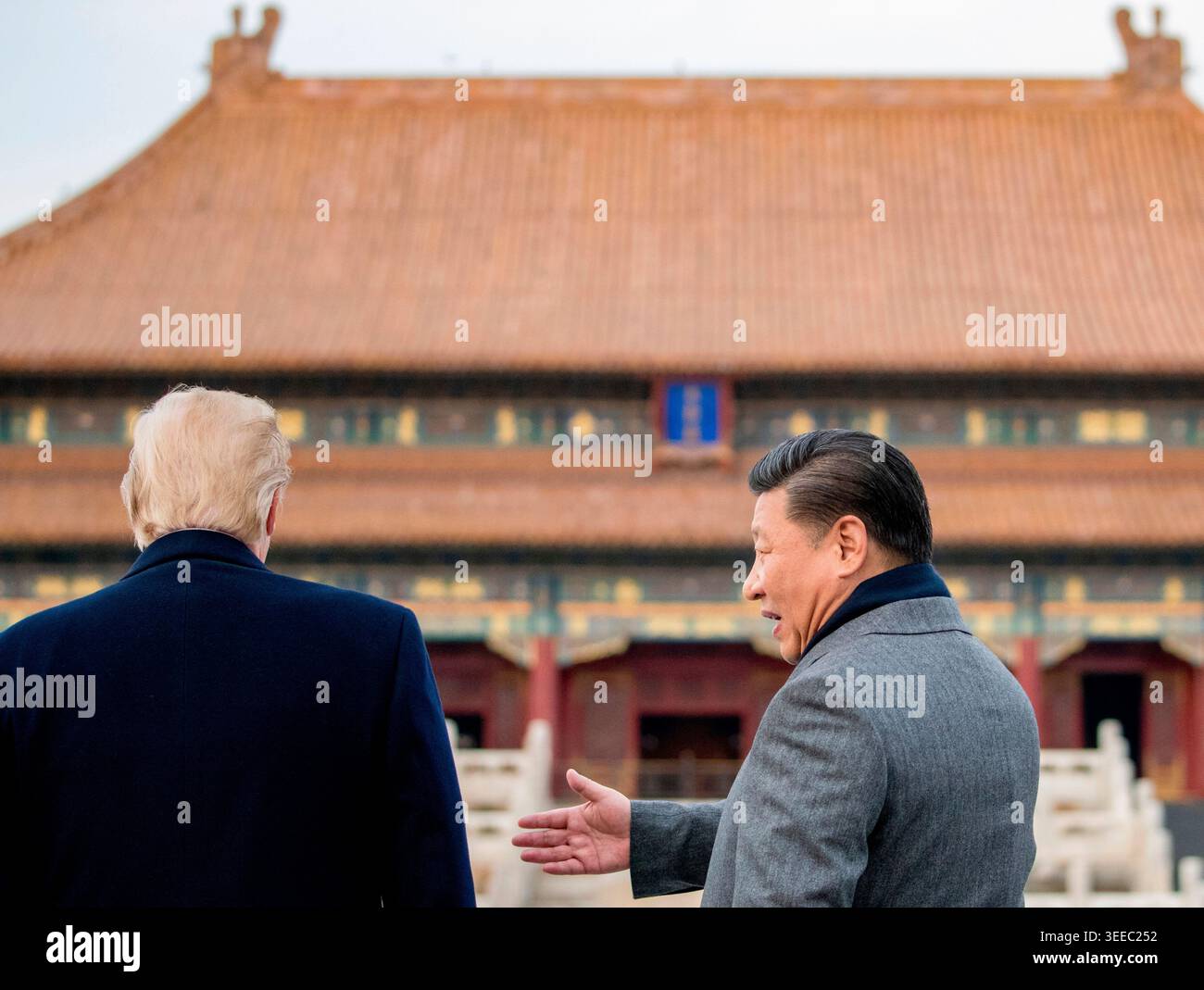 FILE - President Donald Trump and Chinese President Xi Jinping speak ...