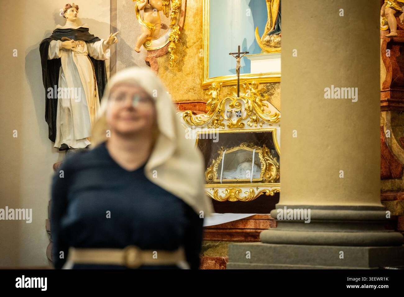 ***FILE PHOTO*** Skull of Saint Zdislava pictured in Basilica of St ...