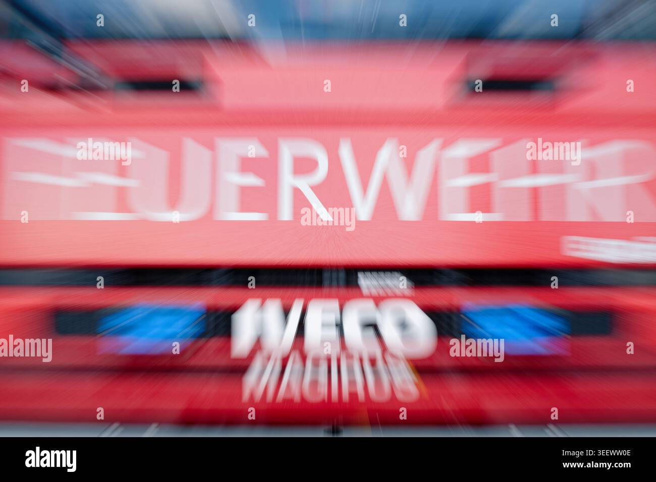 PRODUCTION - 12 May 2026, Baden-Württemberg, Mannheim: The lettering ...