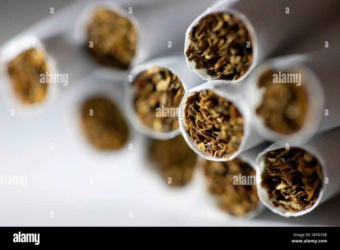 FILE - Cigarettes are arranged for a photograph in New York on Dec. 17 ...