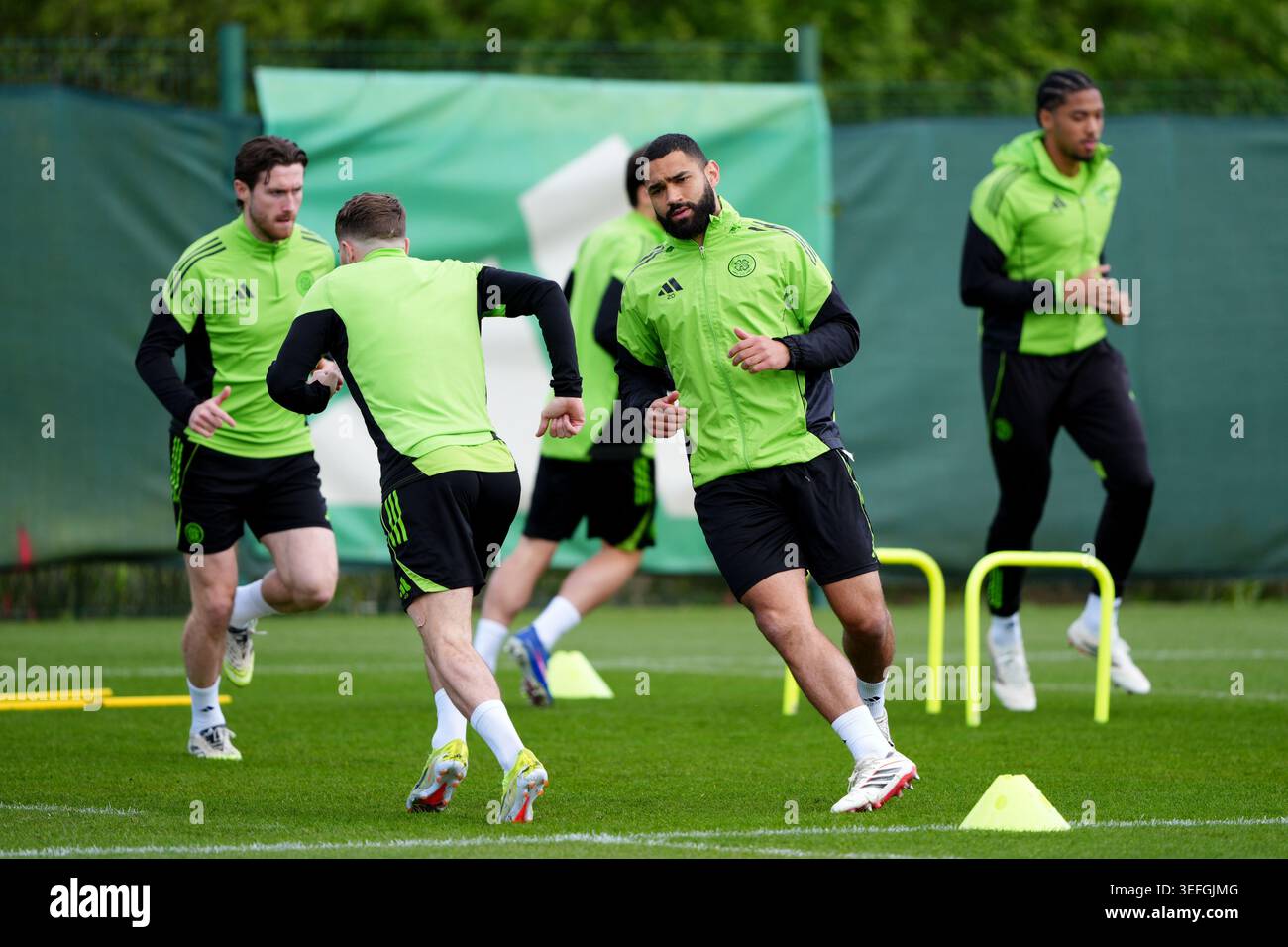 Celtic's Cameron Carter-Vickers during a training session at Lennoxtown ...