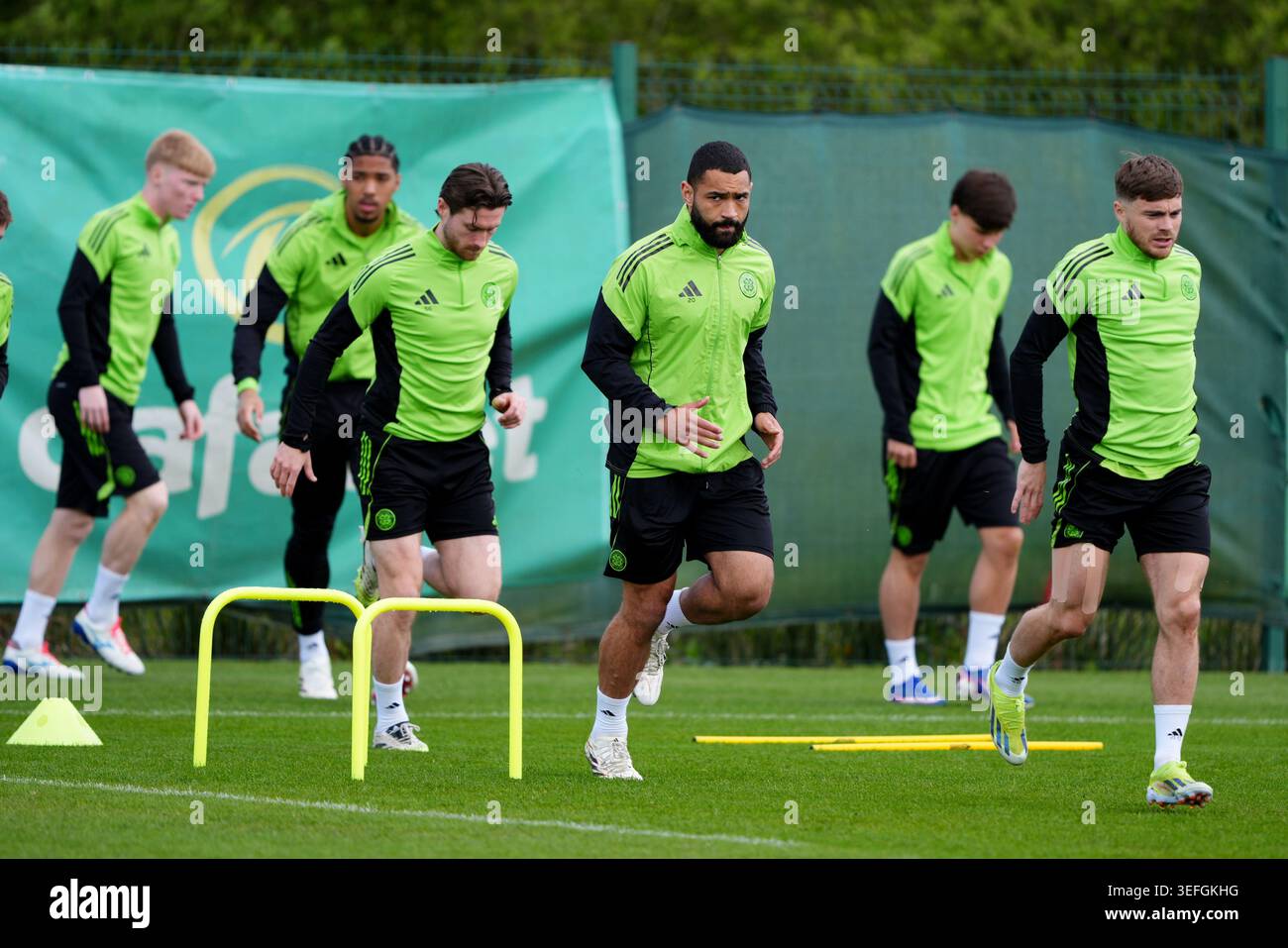 Celtic's Cameron Carter-Vickers during a training session at Lennoxtown ...