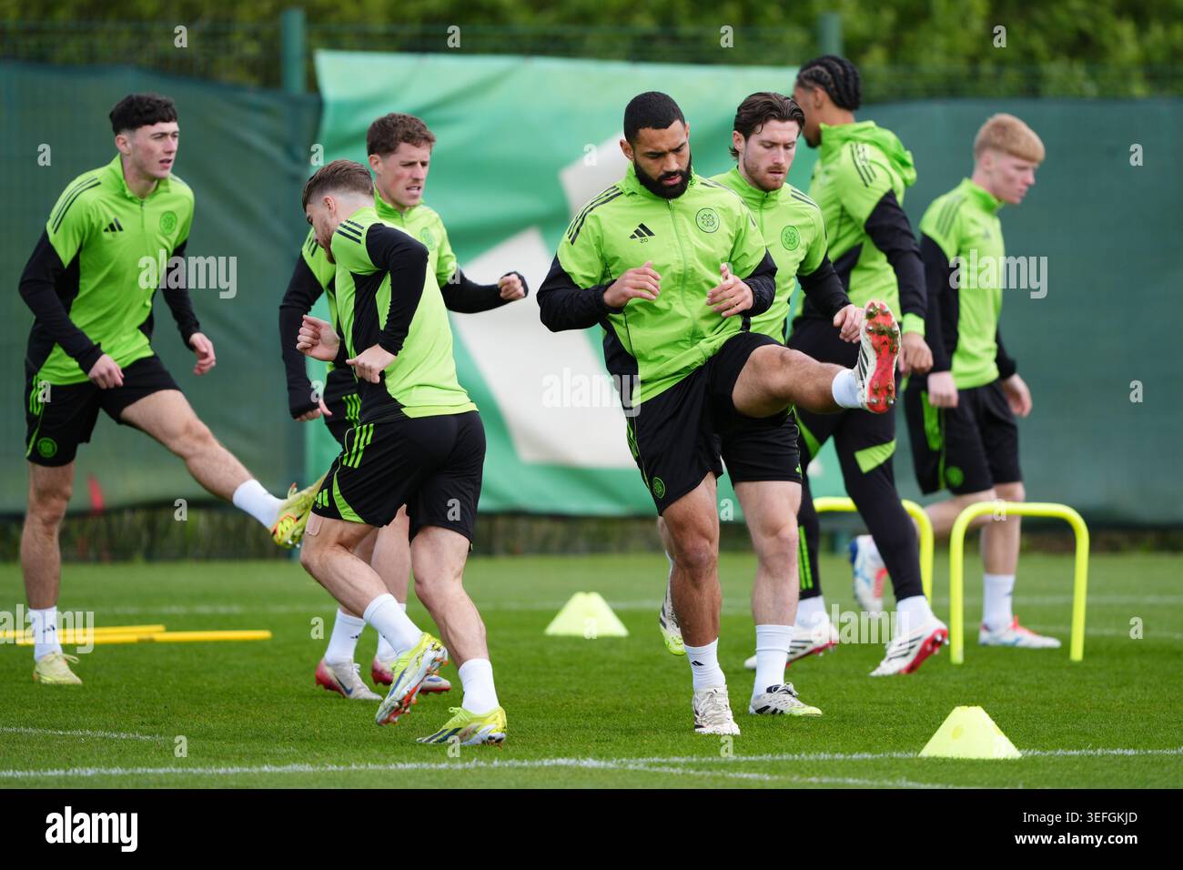 Celtic's Cameron Carter-Vickers during a training session at Lennoxtown ...