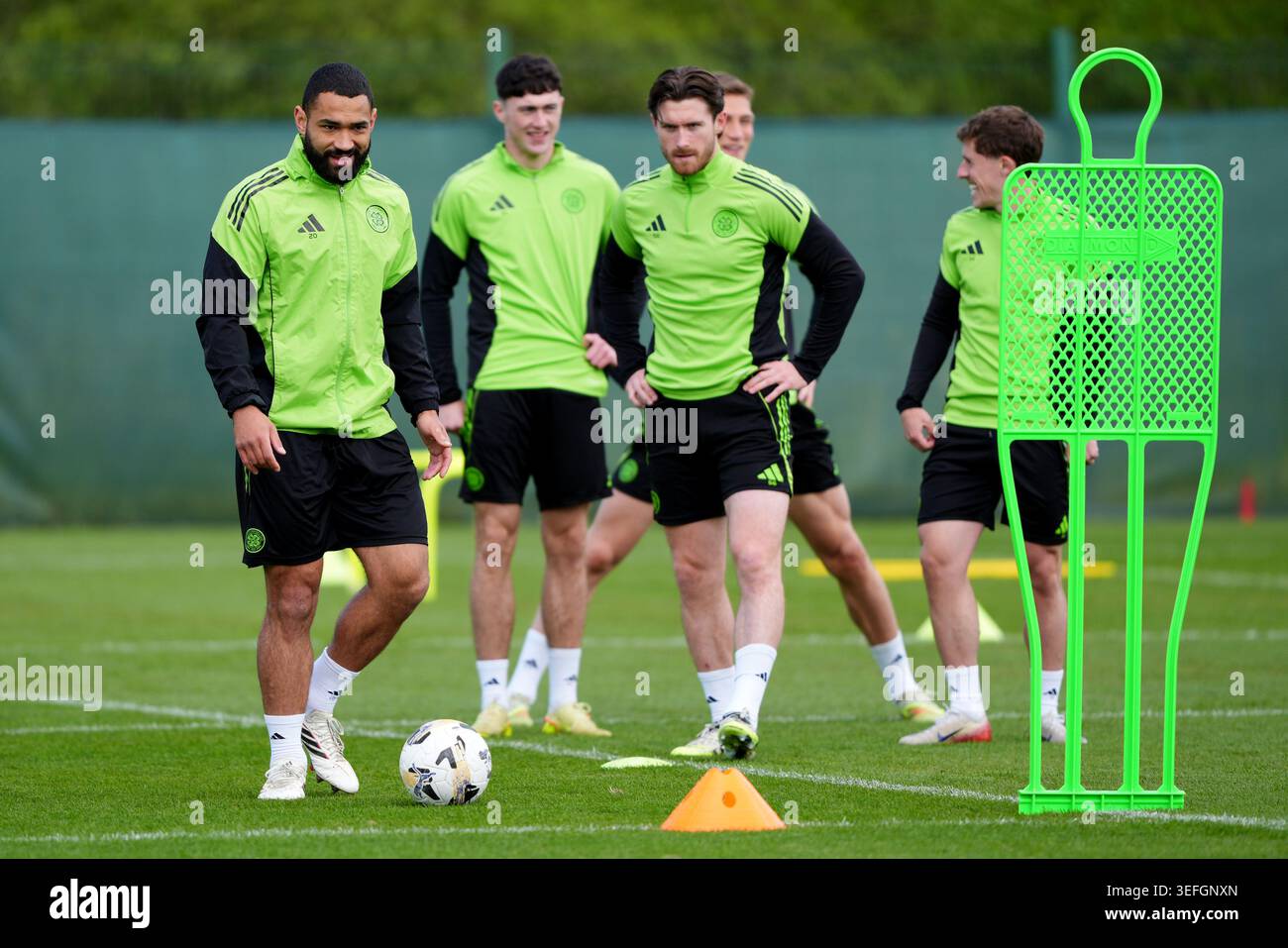 Celtic's Cameron Carter-Vickers during a training session at Lennoxtown ...