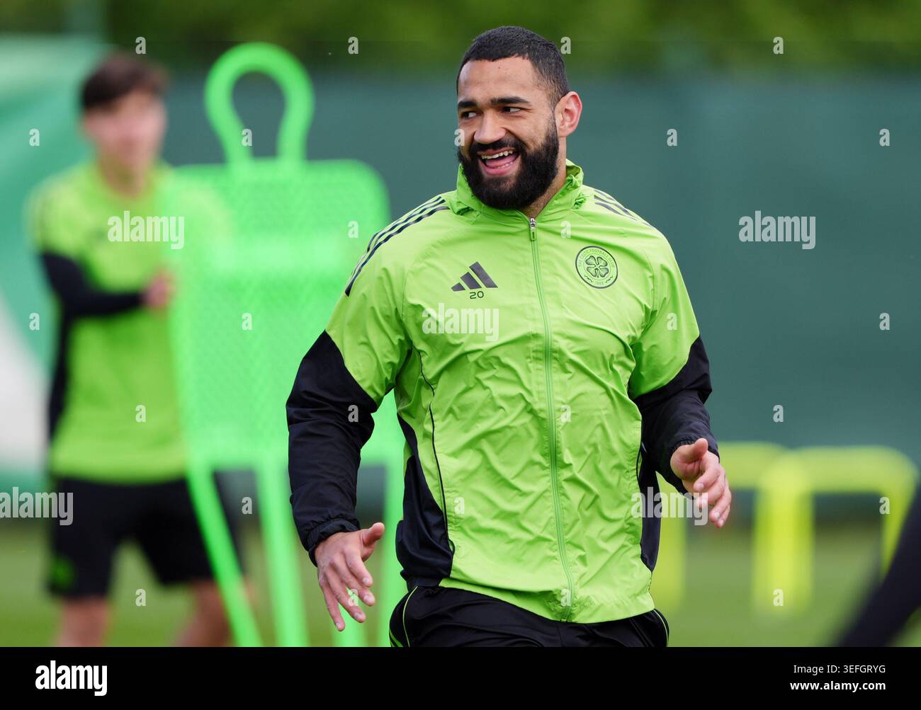 Celtic's Cameron Carter-Vickers during a training session at Lennoxtown ...