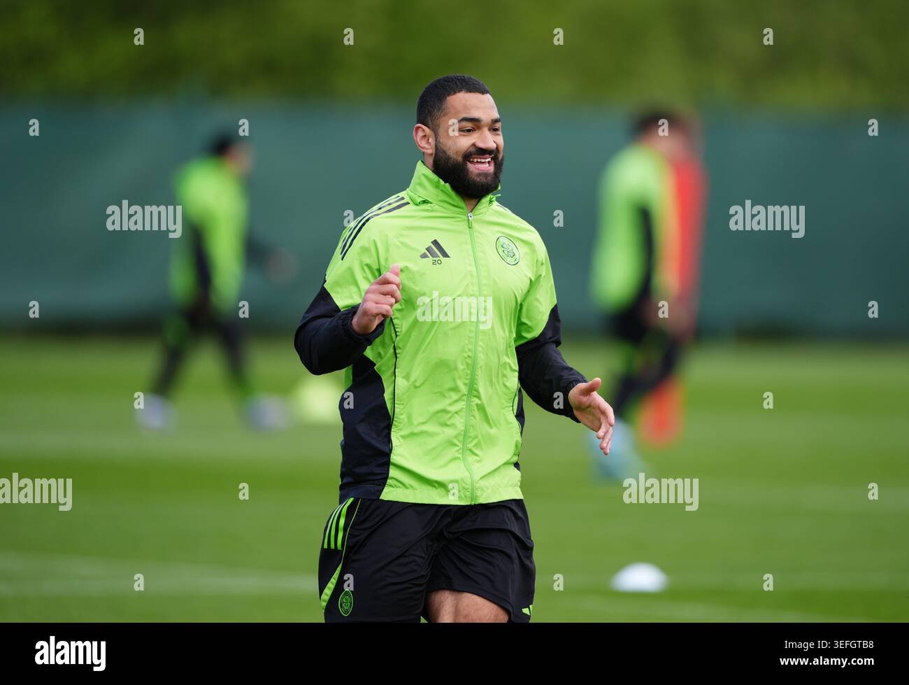 Celtic's Cameron Carter-Vickers during a training session at Lennoxtown ...
