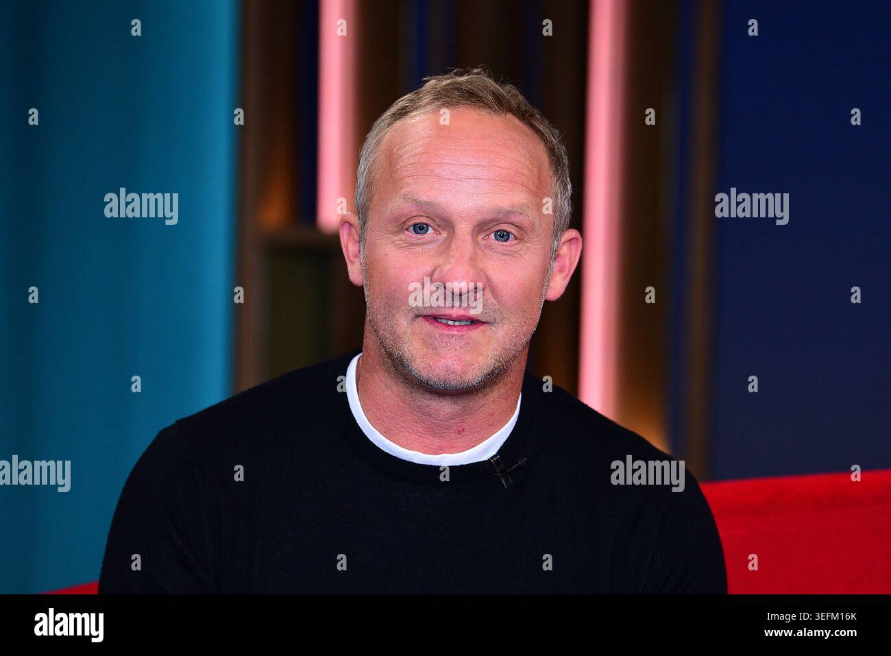 Maximilian Brueckner during the „Das Rote Sofa“ tv show at NDR Studios ...
