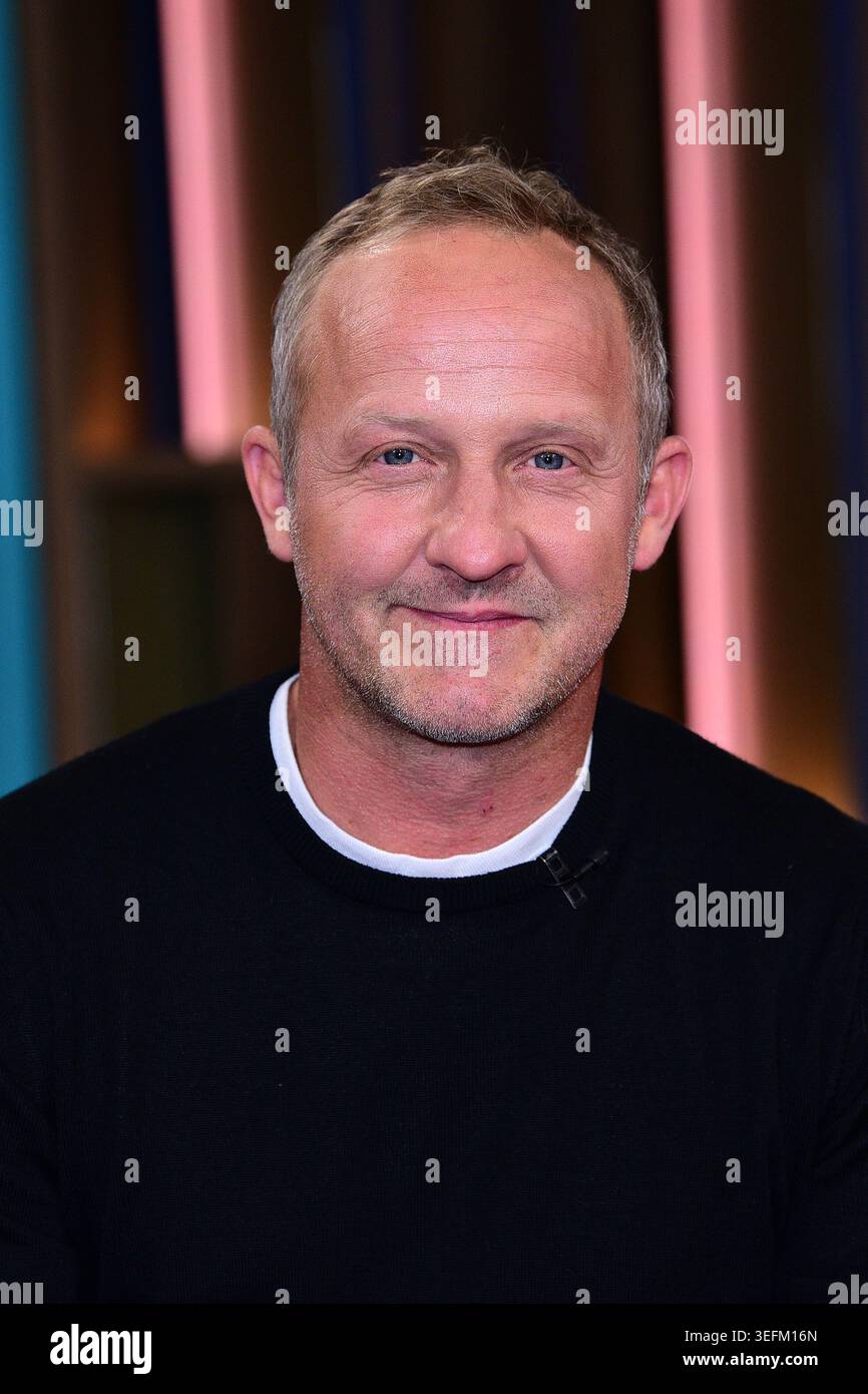Maximilian Brueckner during the „Das Rote Sofa“ tv show at NDR Studios ...