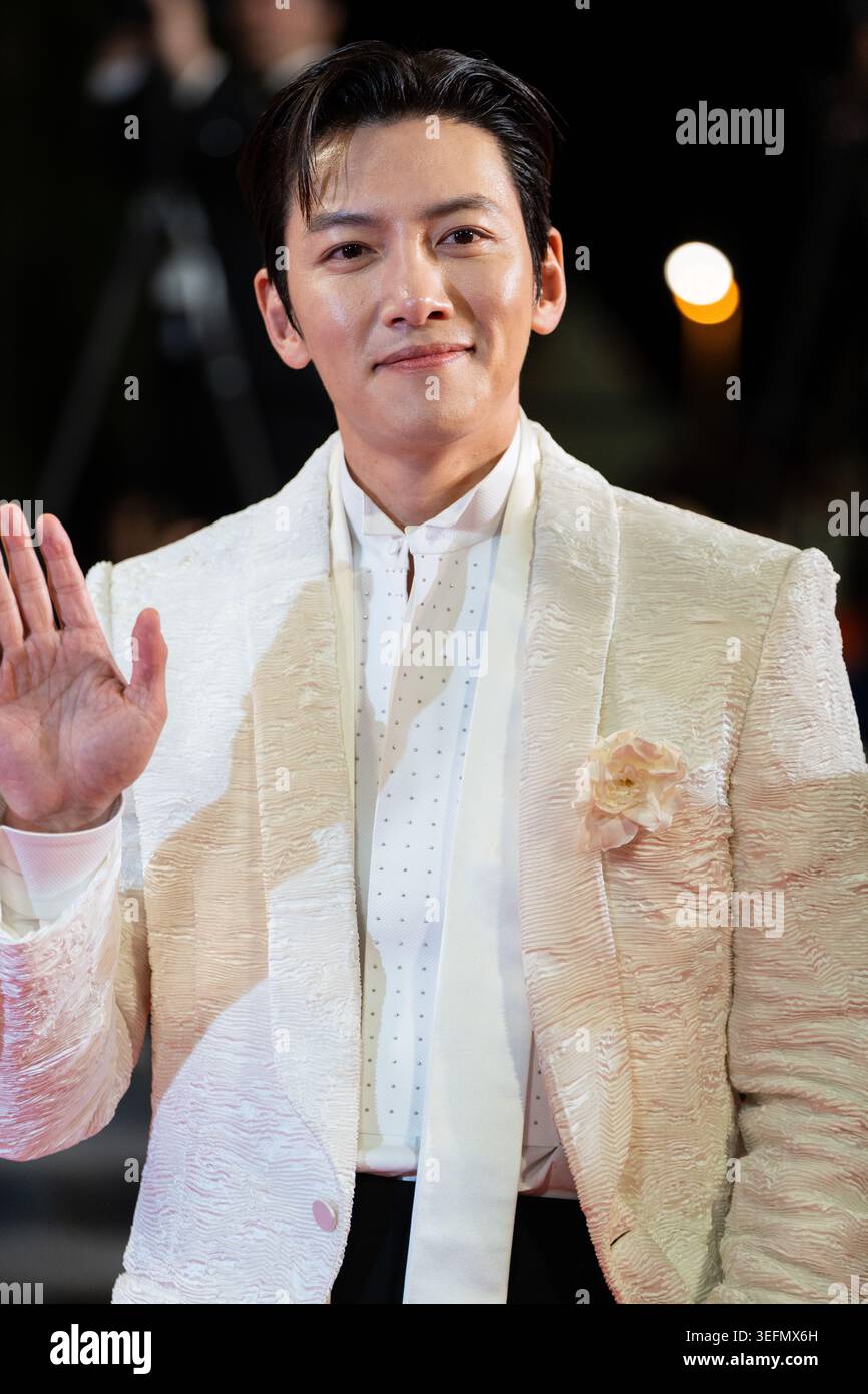 Ji Chang-wook attends the "Gun-Che" screening during the 79th annual ...