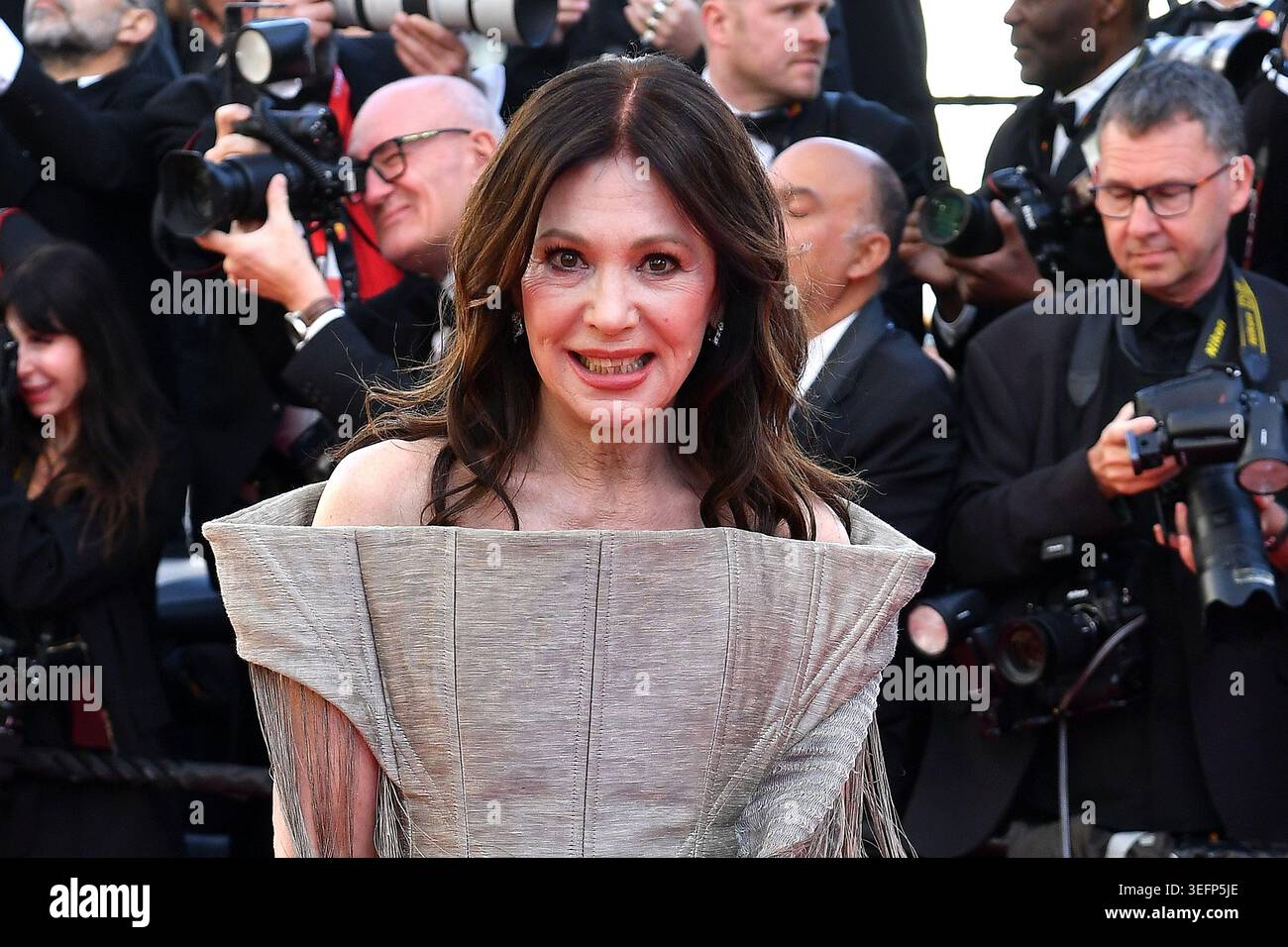 Iris Berben attends the "Karma" screening during the 79th annual Cannes ...