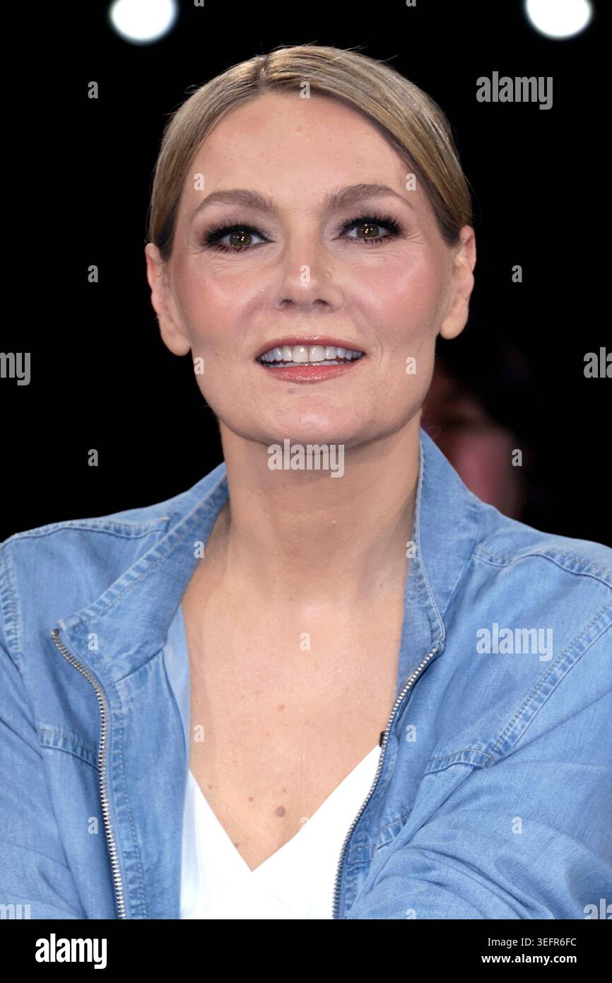 Martina Hill at the recording of the 'NDR Talk Show' in the NDR ...