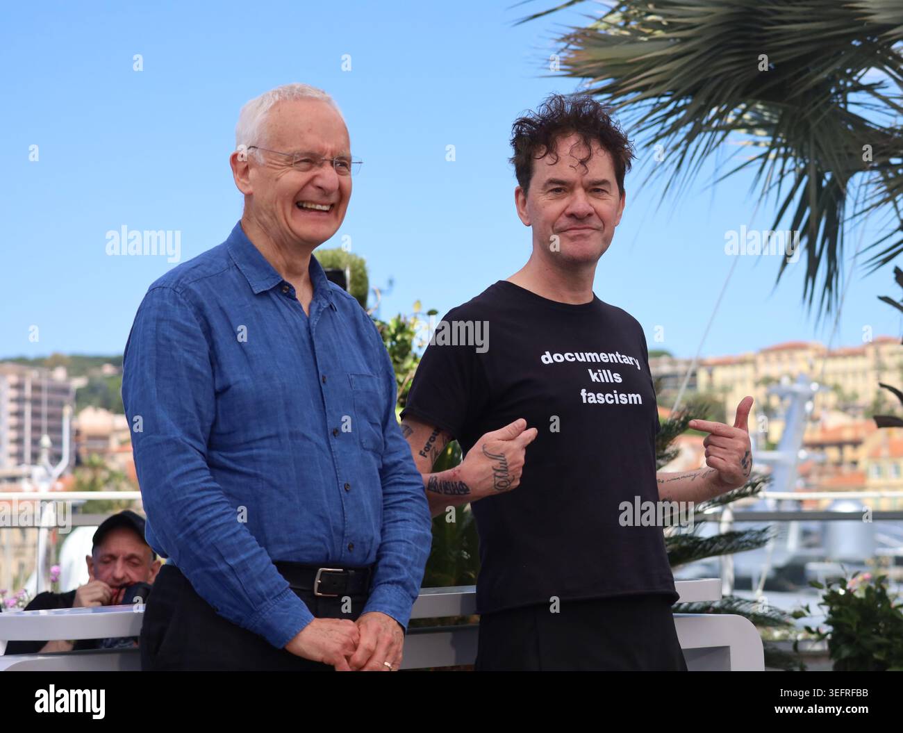 Cannes, France. 16th May, 2026. John Archer and Mark Cousins at The ...
