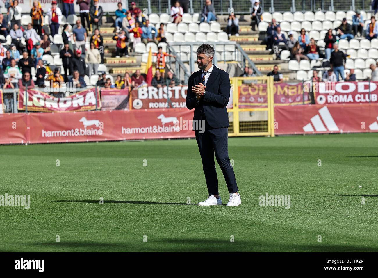 IPA84756803 - head coach Luca Rossettini (Roma Women) during AS Roma vs ...