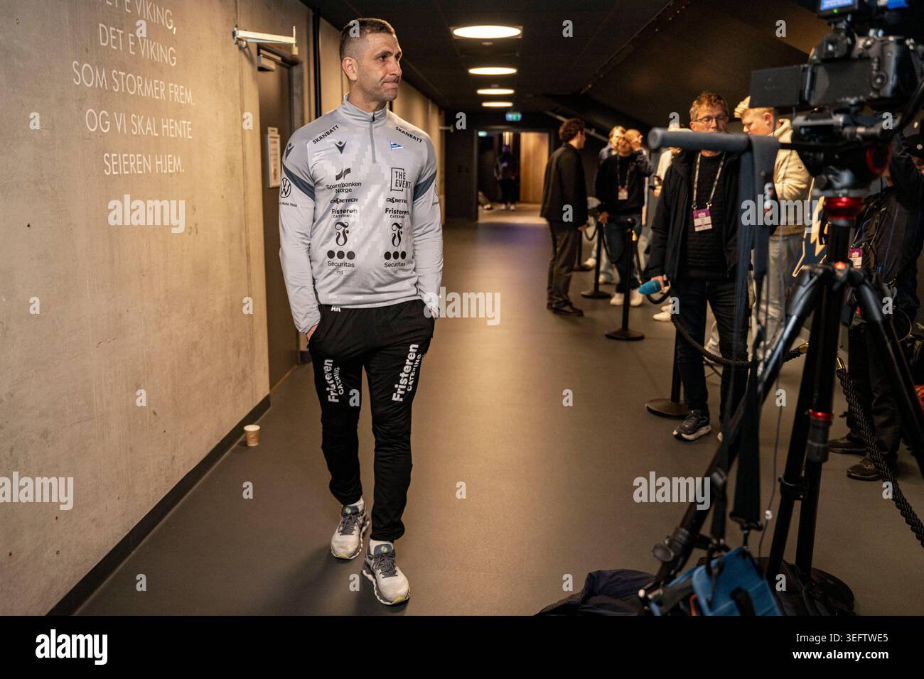 Stavanger 20260516. Starting coach Azar Karadas after the elite ...