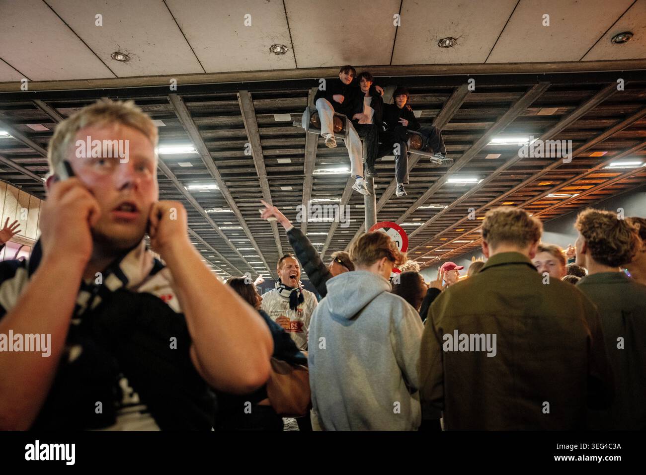 AGF's championship is celebrated in Aarhus City Center, Sunday, May 17 ...
