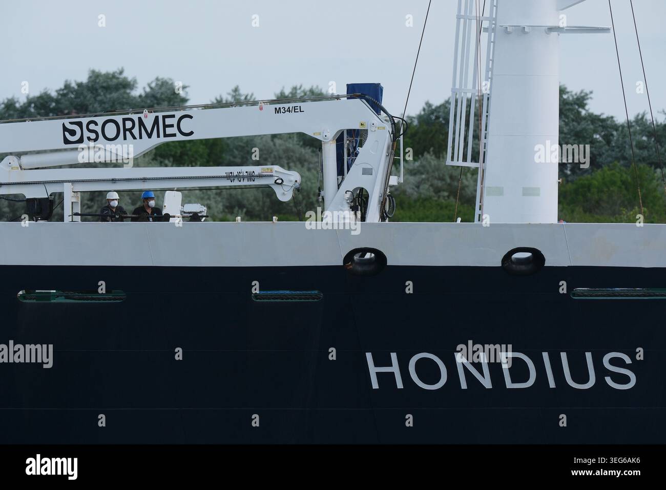 The Mv Hondius Cruise Ship Arrives At The Port Of Rotterdam