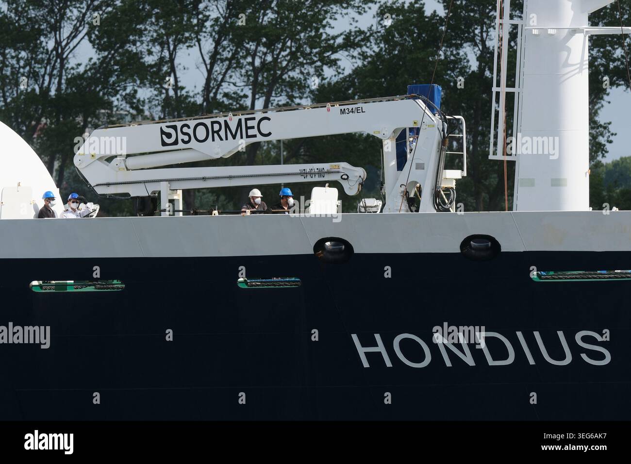 The Mv Hondius Cruise Ship Arrives At The Port Of Rotterdam