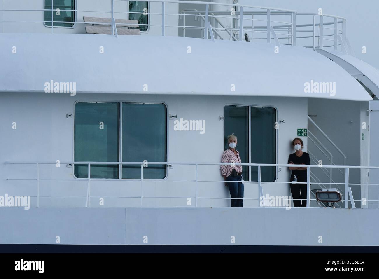 The Mv Hondius Cruise Ship Arrives At The Port Of Rotterdam