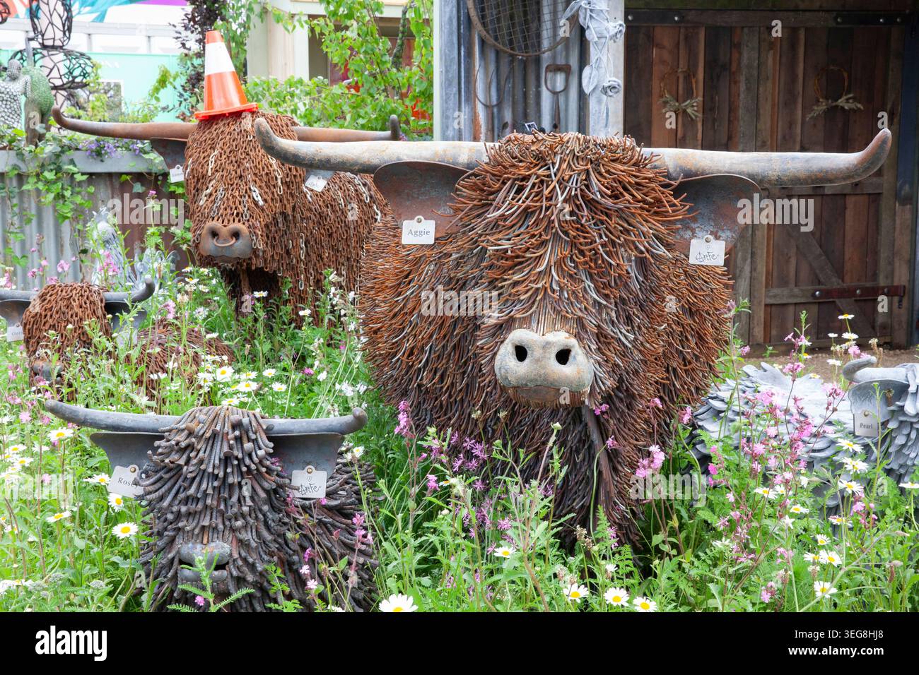 London, UK. 18th May, 2026. At the 2026 Chelsea Flower Show garden ...