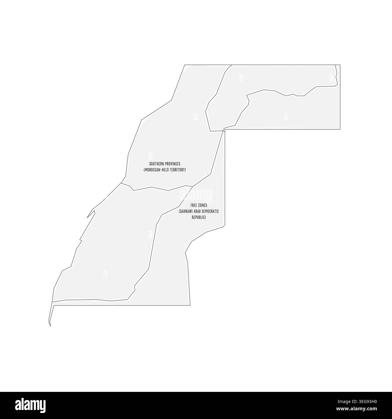 Regional political borders Black and White Stock Photos & Images - Alamy