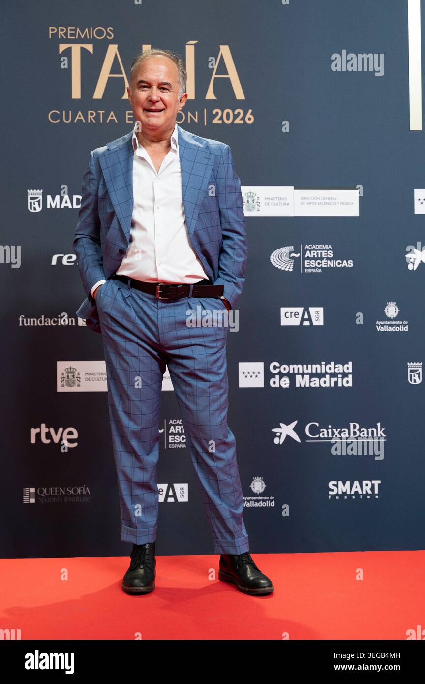 Luis Bermejo during the red carpet of the Talia Awards of the Academy ...