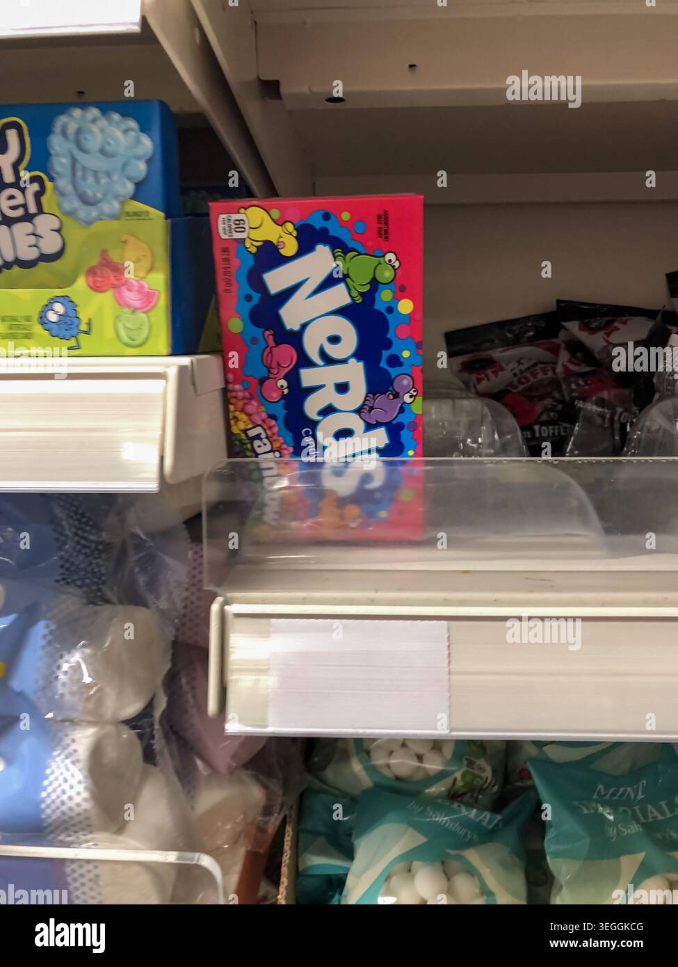 London, United Kingdom, 14 July 2023, Supermarket shelves display ...