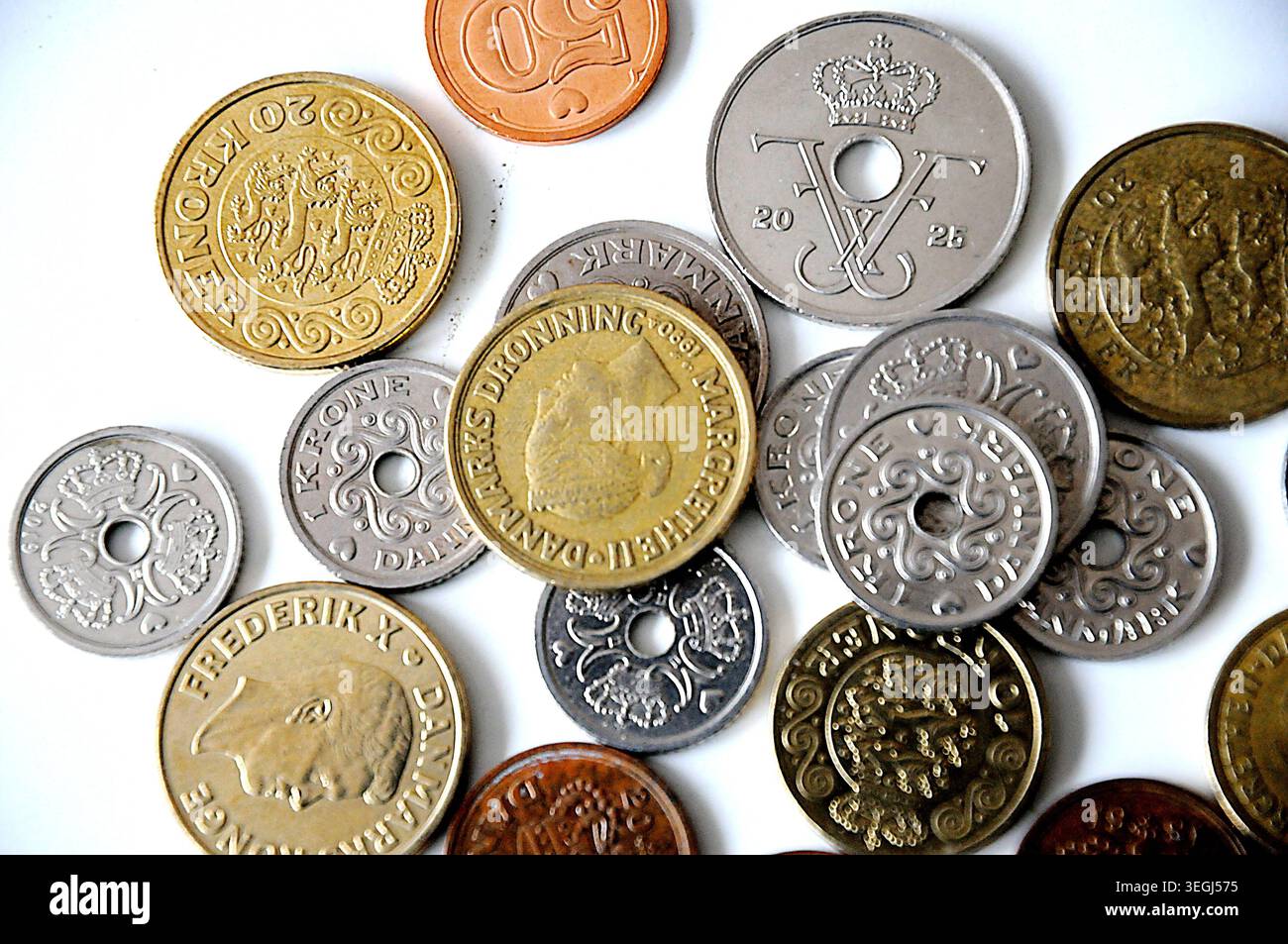 Copenhagen/ Denmark/20 MAY 2026/Danish 200 hunred kroner note or bills ...