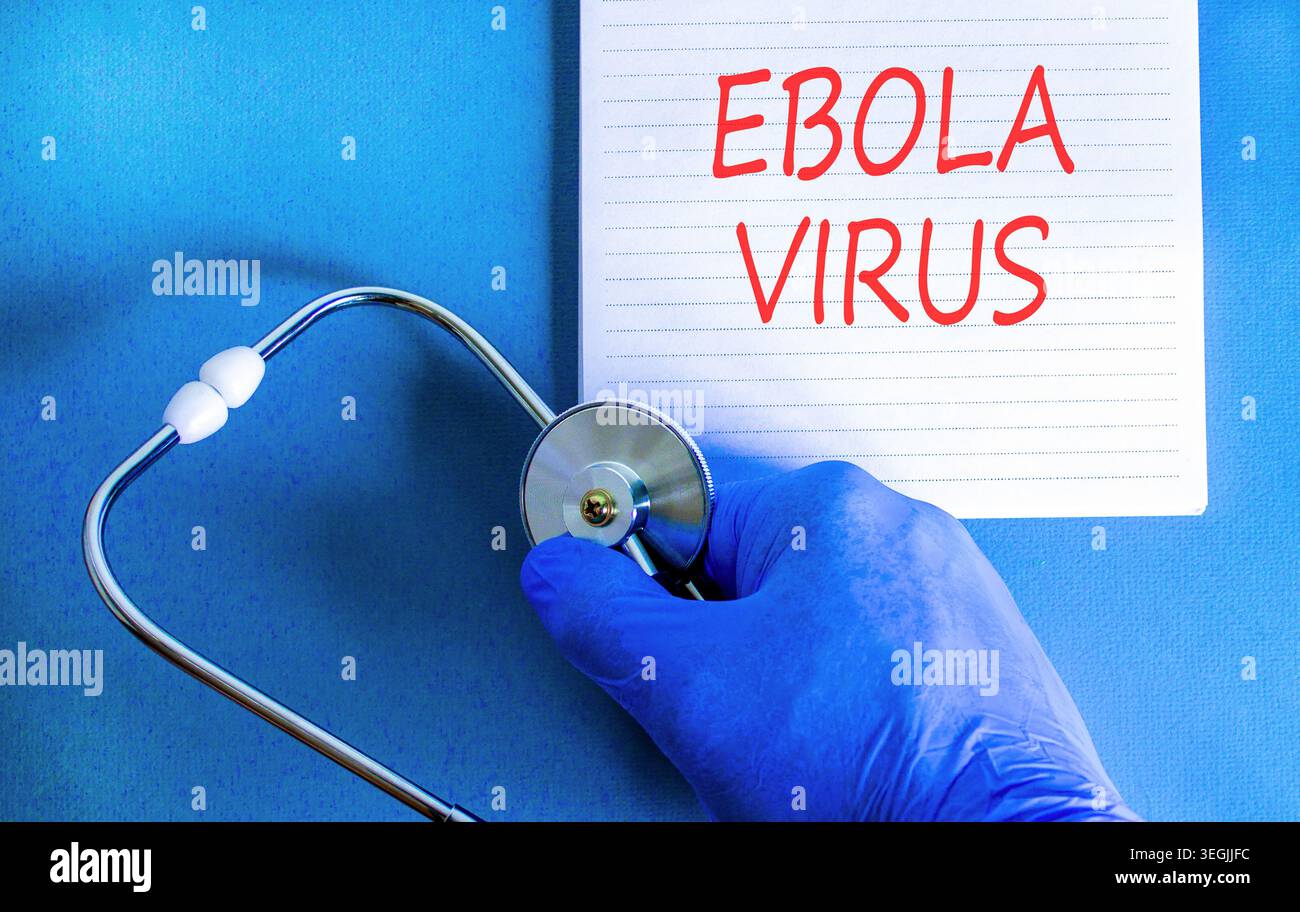 Ebola virus medical words symbol. Concept word Ebola virus on beautiful ...