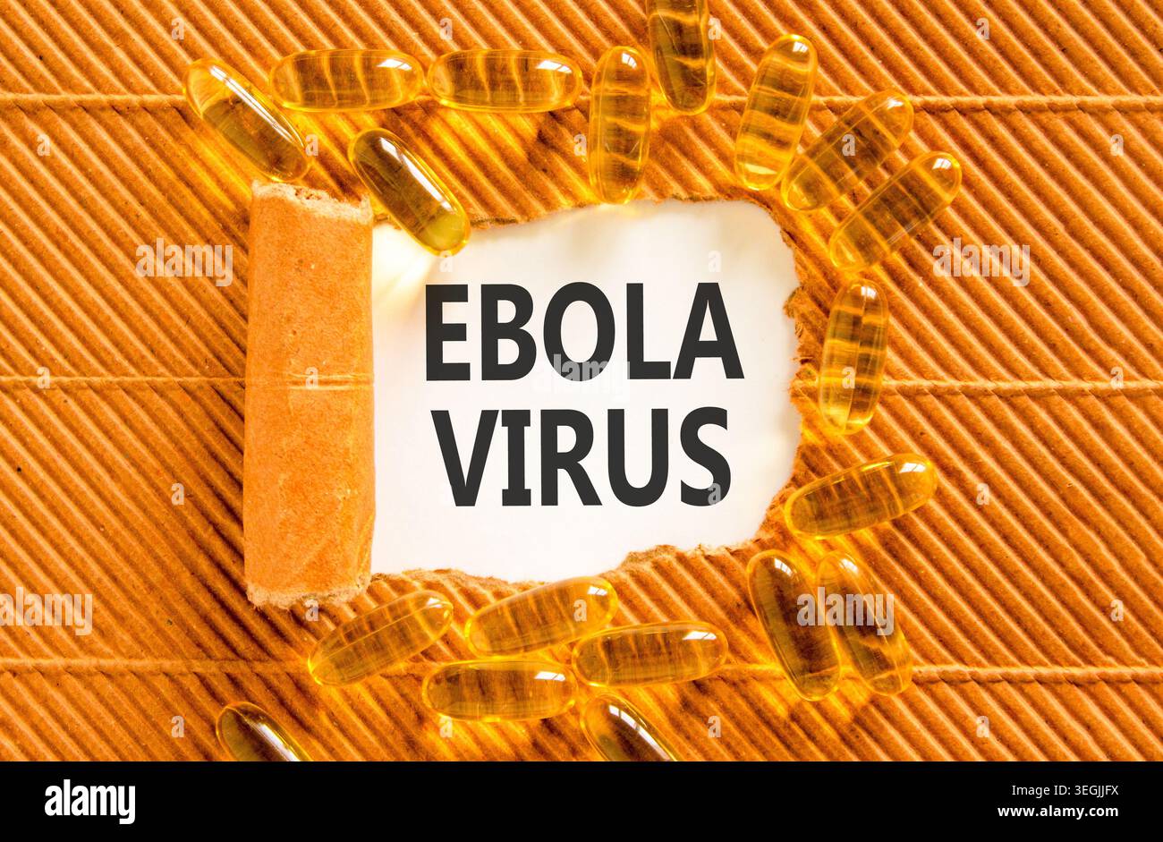 Ebola virus medical words symbol. Concept words Ebola virus on ...