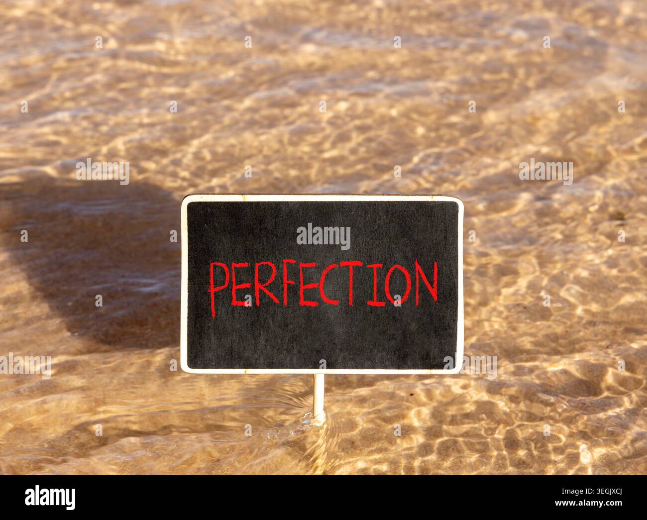 Perfection symbol. Concept word Perfection on beautiful black ...