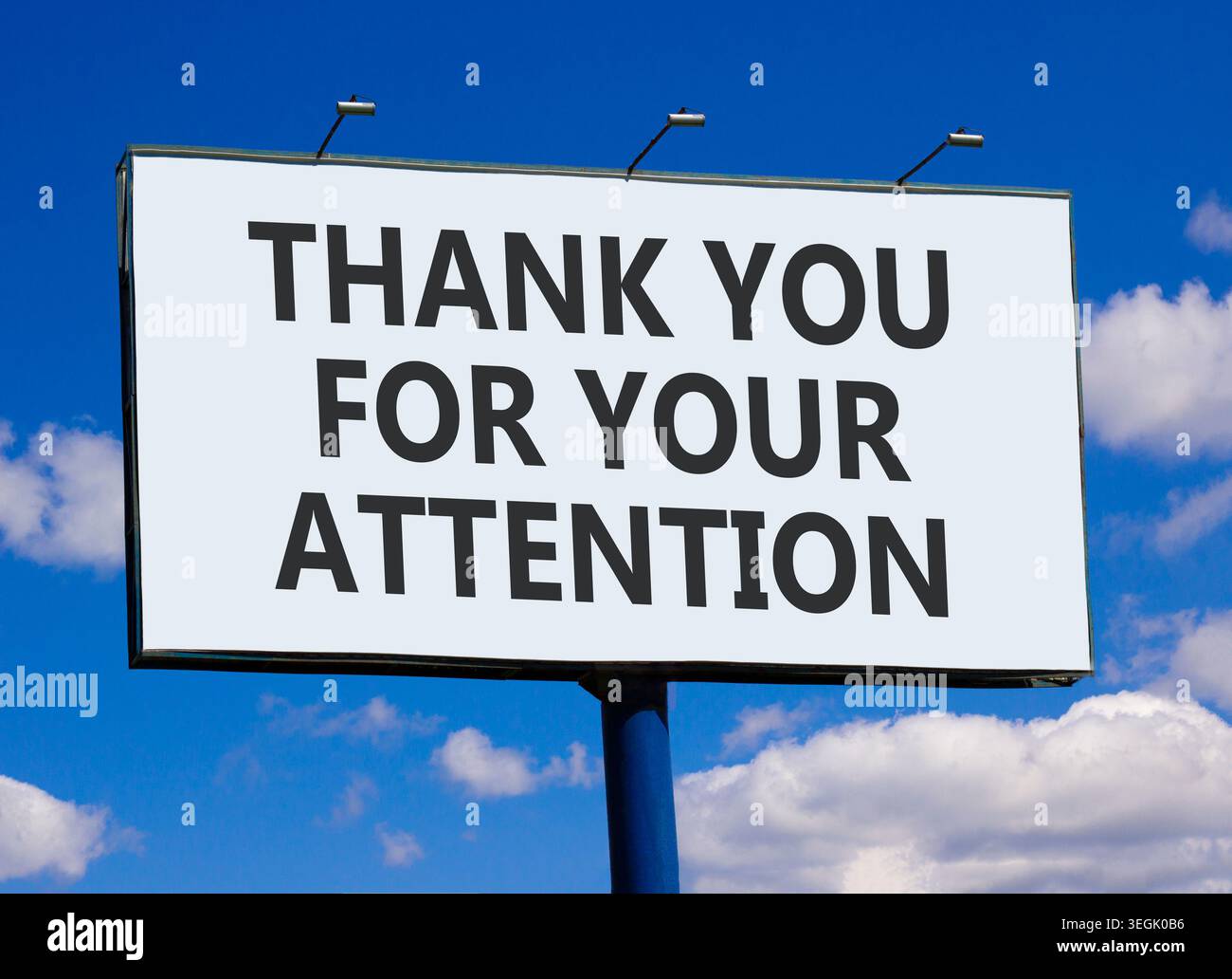 Thank you for your attention symbol. Concept words Thank you for your ...