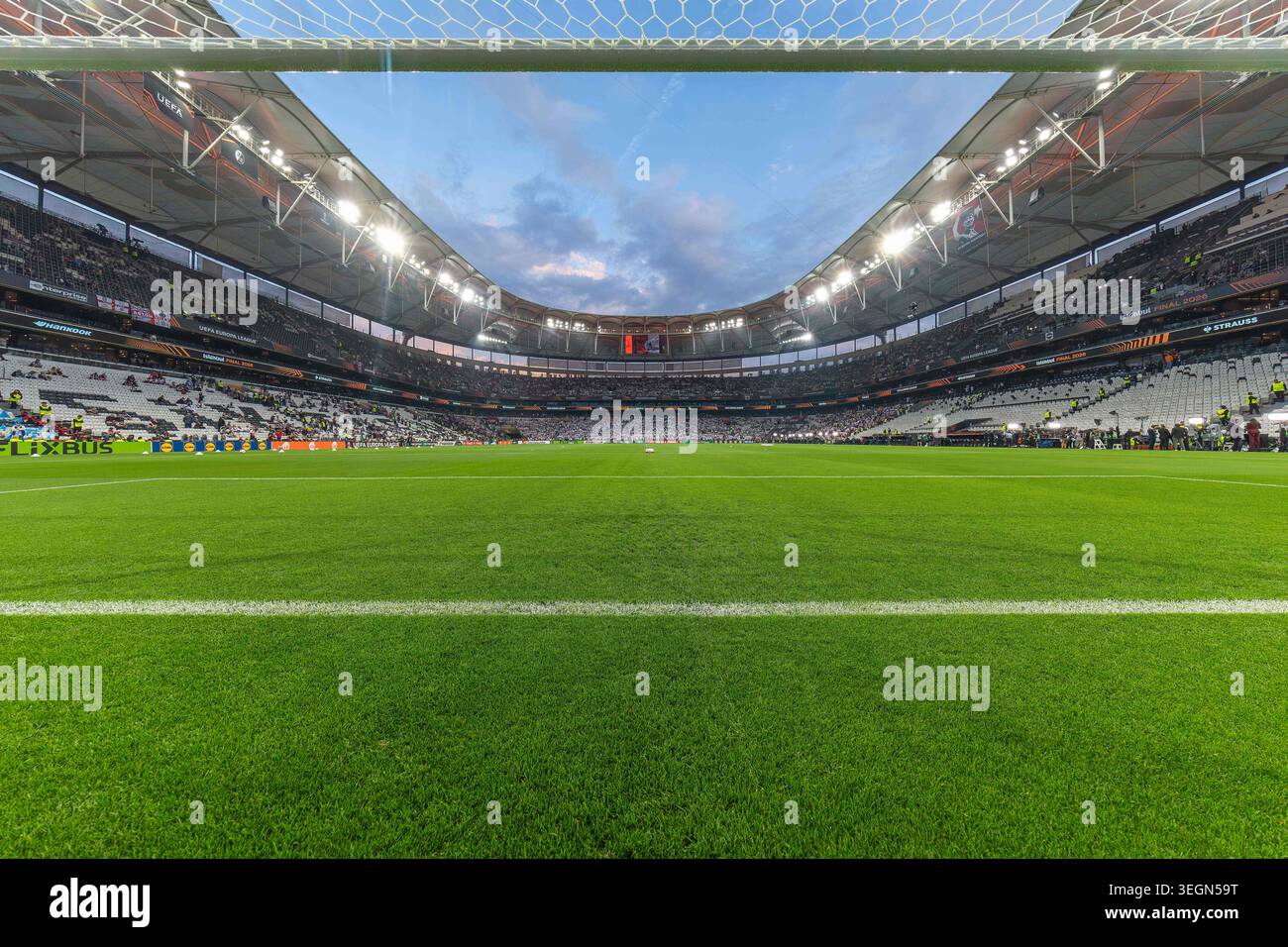 General stadium view inside Besiktas Park before the SC Freiburg v ...