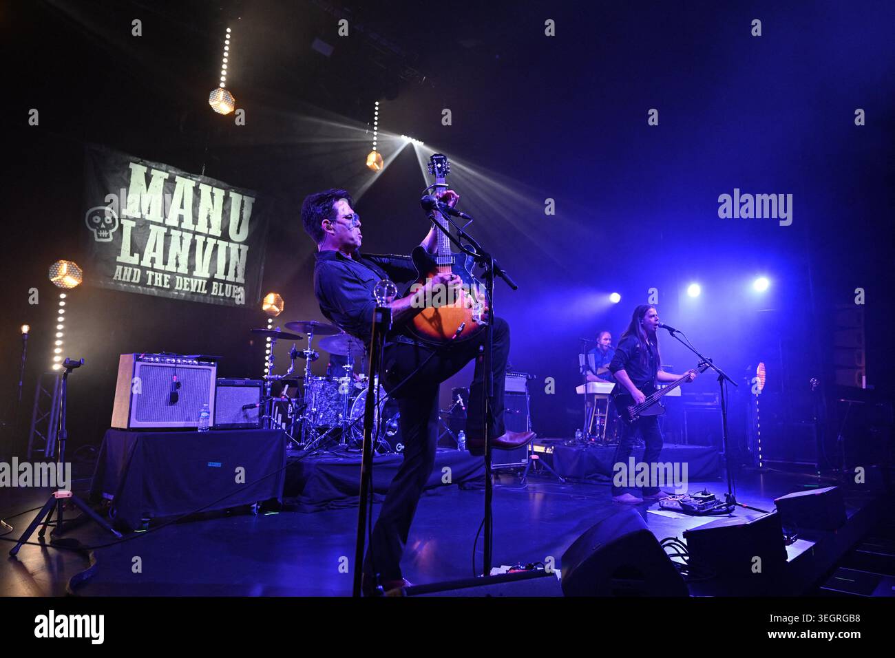 Manu Lanvin performs at the Forum in Vauréal, France on May 20, 2026 ...