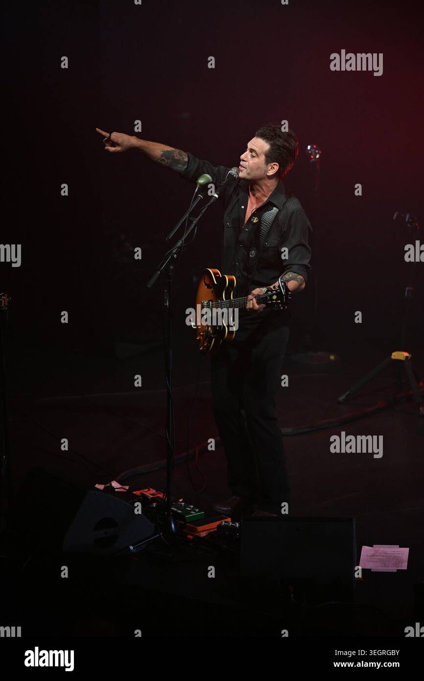 Manu Lanvin performs at the Forum in Vauréal, France on May 20, 2026 ...