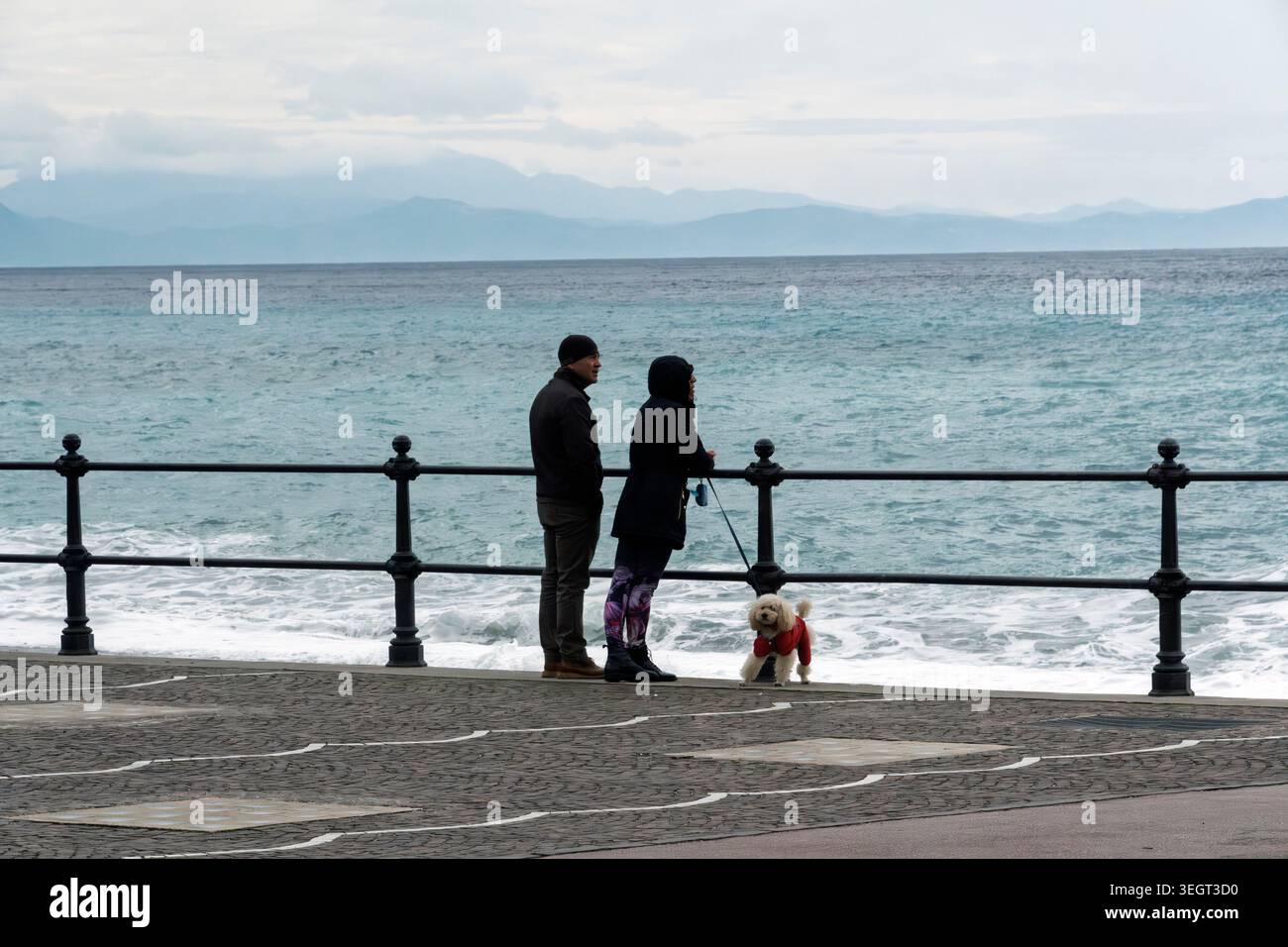 Waterfront promenade salerno campania hi-res stock photography and ...