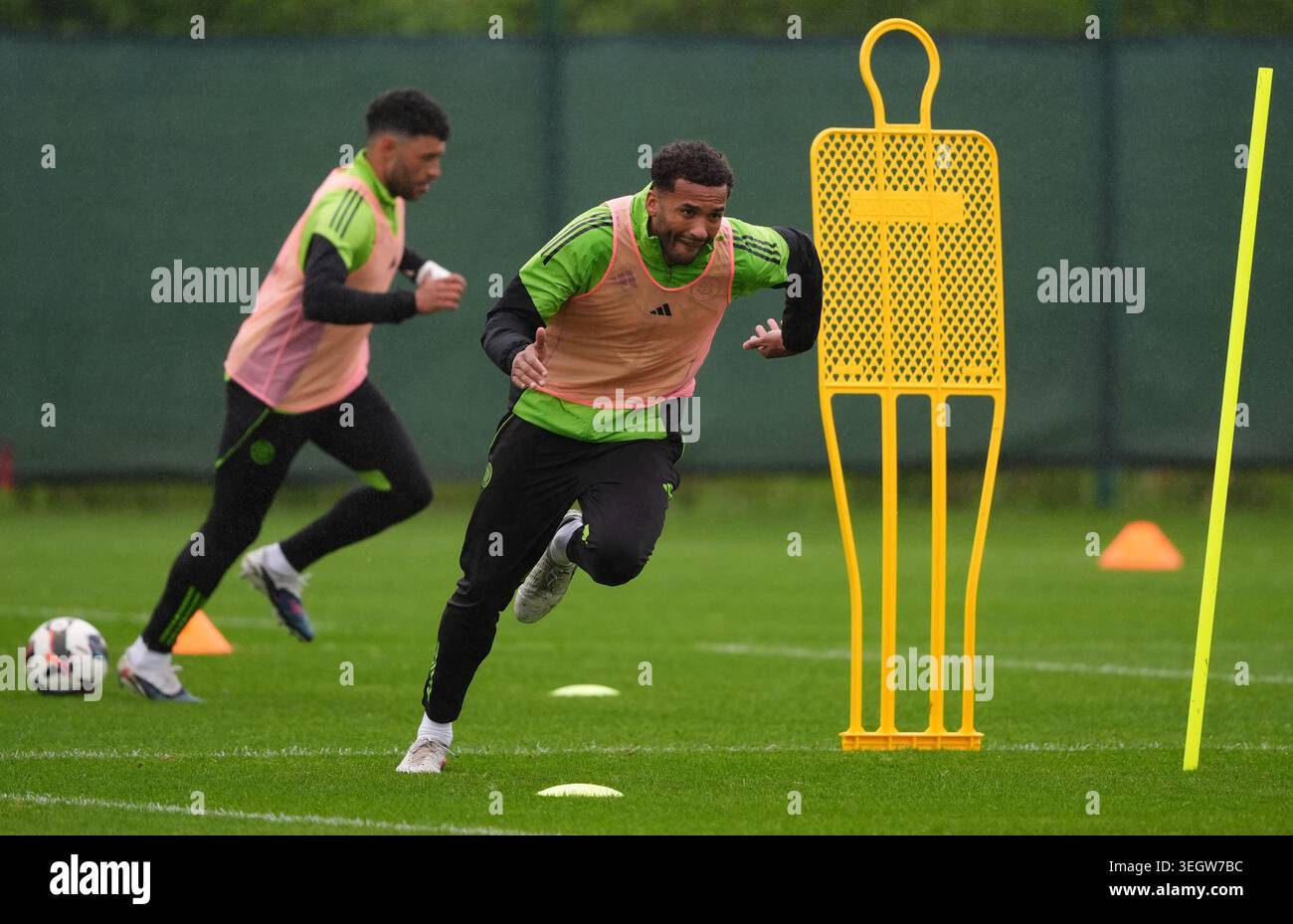 Celtic's Auston Trusty during a training session at Lennoxtown Training ...