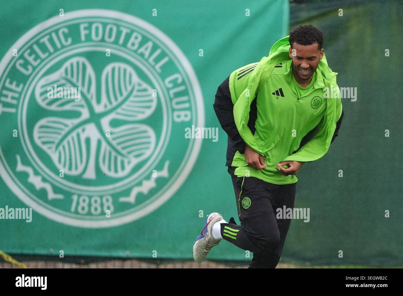 Celtic's Auston Trusty during a training session at Lennoxtown Training ...