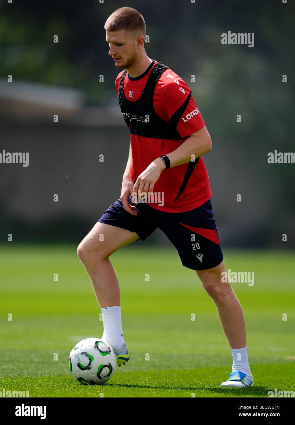 Crystal Palace's Adam Wharton during a training session at Crystal ...