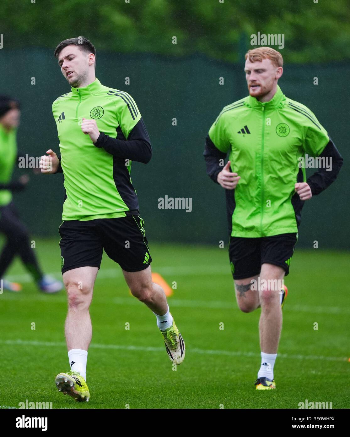 Celtic's Benjamin Arthur during a training session at Lennoxtown ...