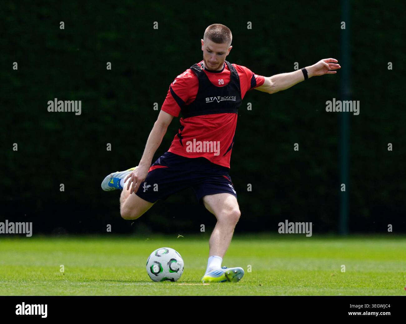 Crystal Palace's Adam Wharton during a training session at Crystal ...