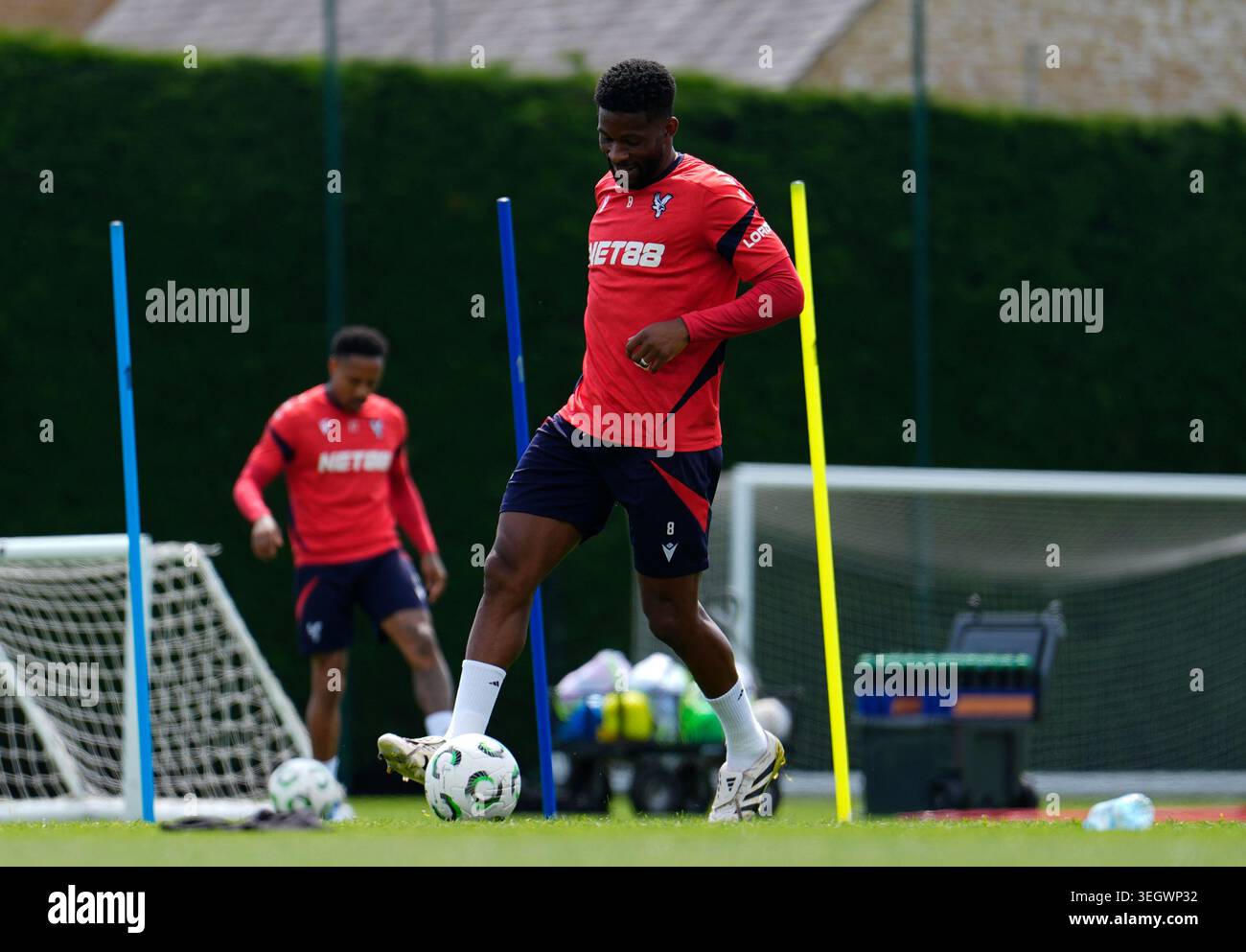 Crystal Palace's Jefferson Lerma during a training session at Crystal ...