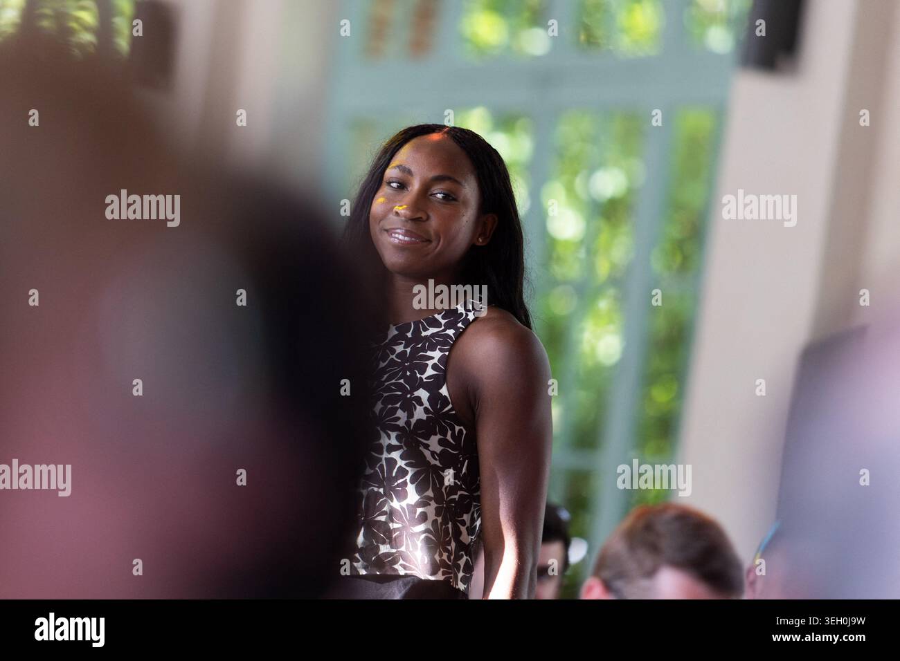 Coco Gauff attends the Drawing Ceremony prior to the 2026 French Open ...